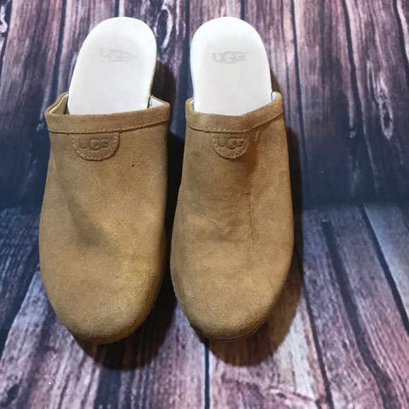 UGG | Shoes | Classic Boho Camel Colored Ugg Clogs Sz5 Clean | Poshmark